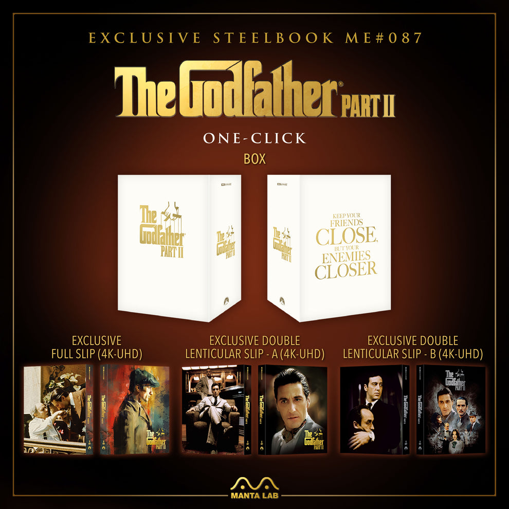 The Godfather Part 2 4K Blu-ray Steelbook Manta Lab Exclusive ME#87 On ...