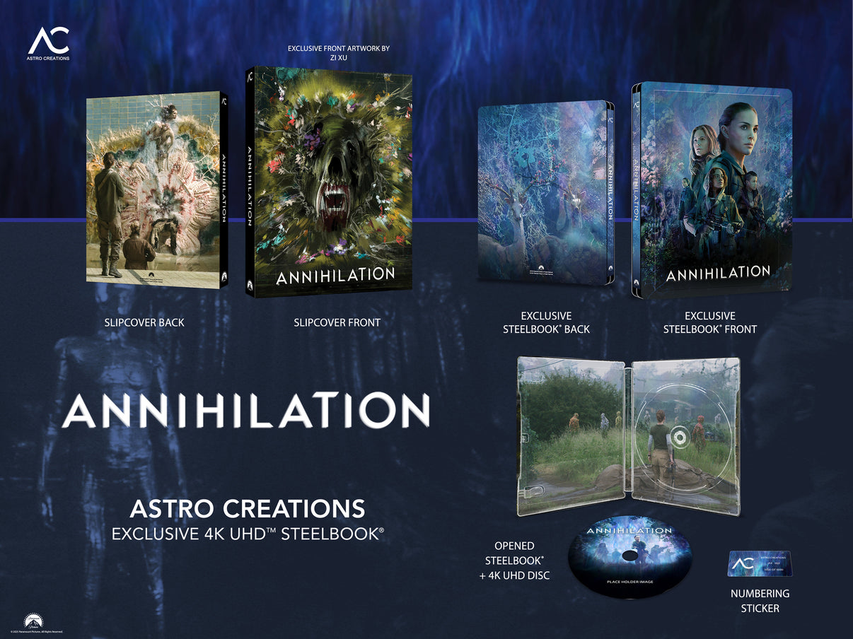 Annihilation 4K Blu-ray Steelbook Astro Creations Exclusive JAX-002 ...